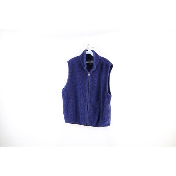 Lands' End | Jackets & Coats | Vtg 9s Lands End Mens Xl Blank Deep Pile ...